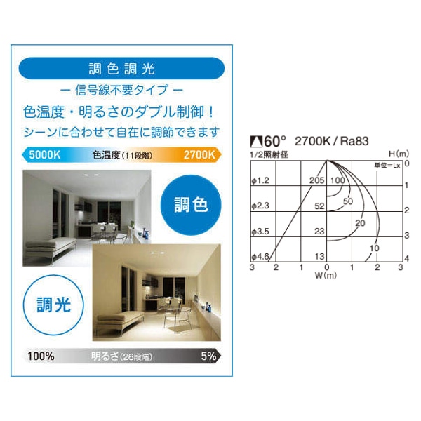 大光電機 ダウンライト φ150 白熱灯100W相当 電球色 7.6W DDL-5109YW